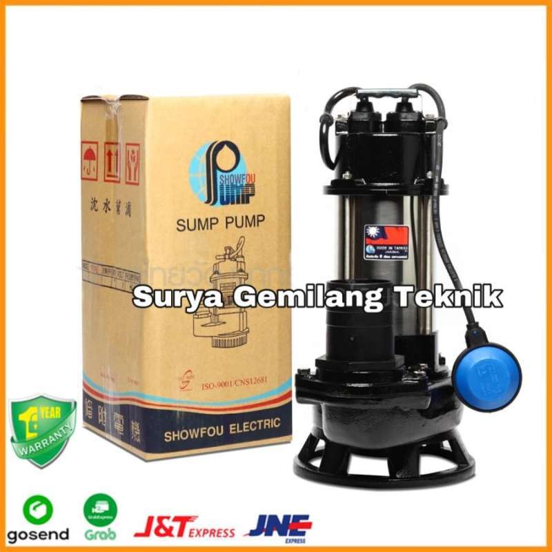 Jual Pompa Celup Limbah Lumpur Air Kotor Showfou SSA-112LN Submersible ...