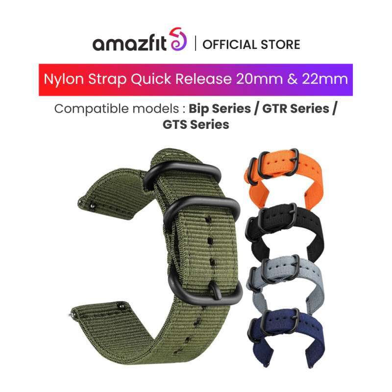 Jual Nylon Strap 20mm & 22mm Quick Release System | Compatible ...