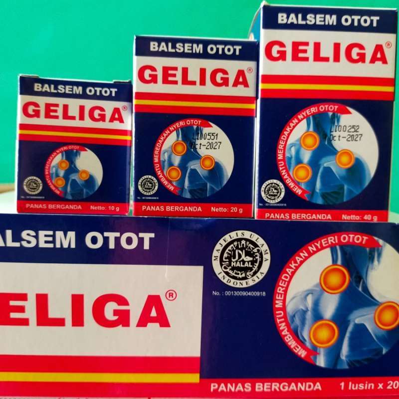 Promo GELIGA Balsem Otot Diskon 5% di Seller Toko Susu Danish - Kota ...