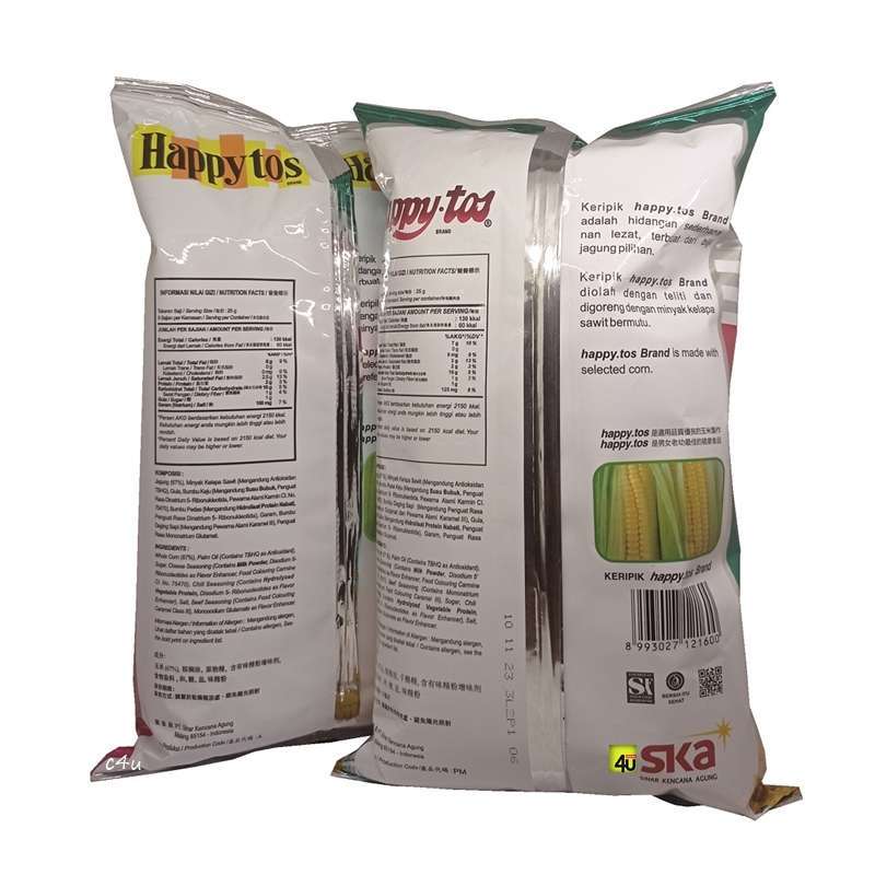 Promo Happytos - Tortilla Chips - Kemasan Besar - Putih Merah Diskon 15 ...