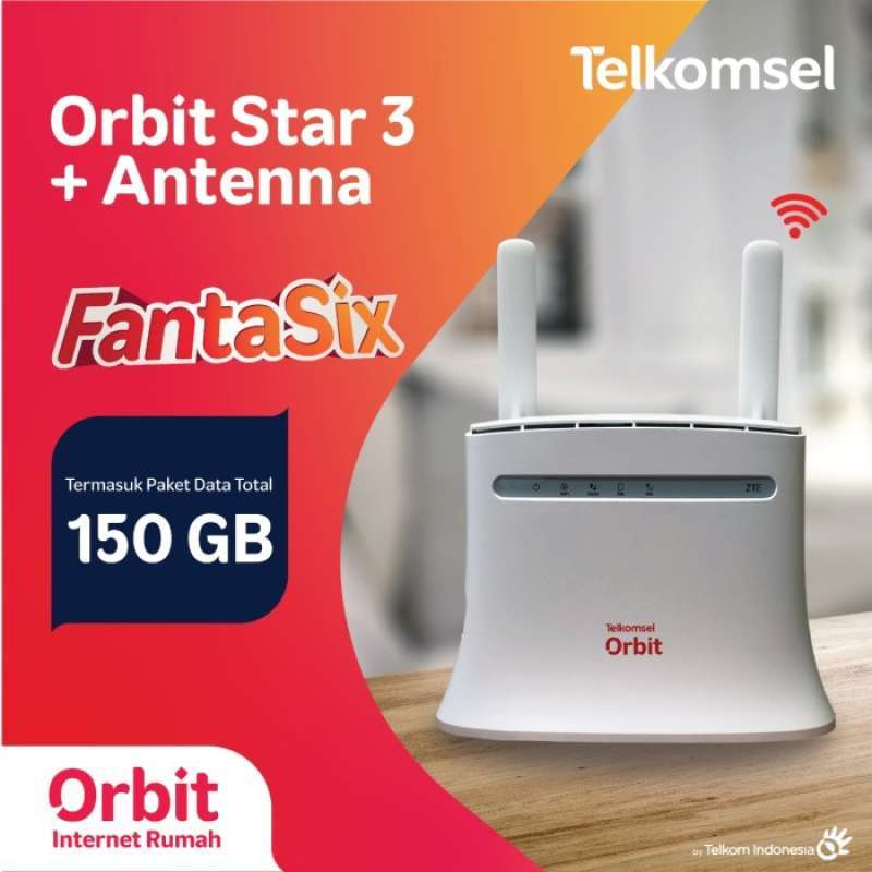 Promo Modem Wifi Telkomsel Orbit Star 3 + ANTENA Diskon 21% di Seller ...