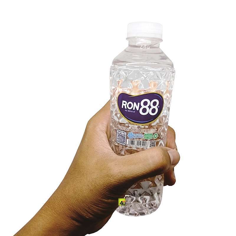 Promo Ron 88 - Crystal Shape Bottle Mineral Water - 380 ml Diskon 17% ...