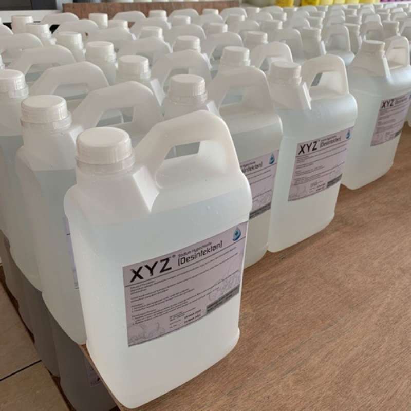 Promo Cairan Desinfektan Ukuran 5 Liter Disinfectant Kemasan Jerigen ...