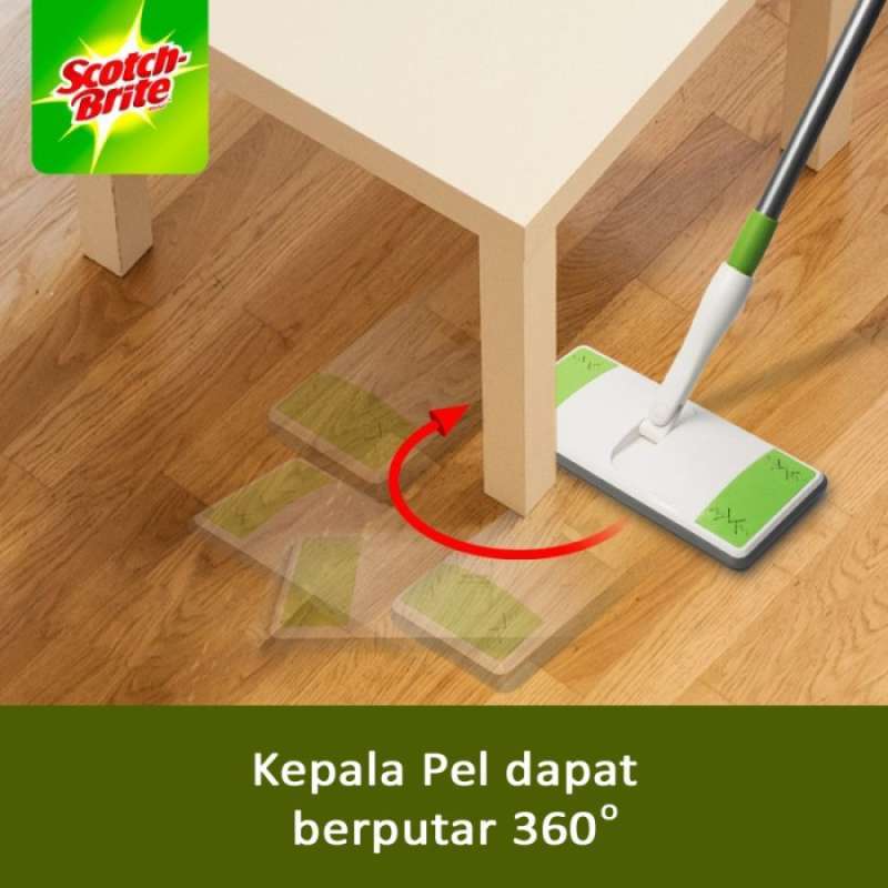 Jual 3M Scotch-Brite Easy Sweeper Plus Starter Kit Lap Pel Sapu ...
