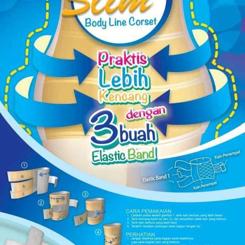 Jual MAMA SLIM BEAUTY BODY LINE CORSET BLUE / GURITA IBU SETELAH ...