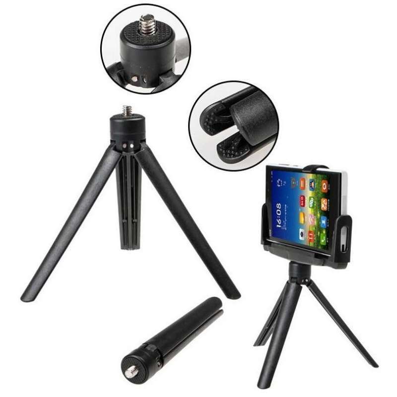 Jual Universal Mini Tripod Stand - Black di Seller Jila Shop - Tomang ...