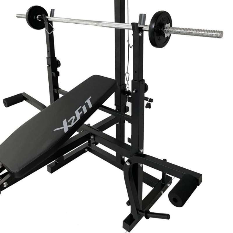 Jual Kursi Bench Press X2fit Smart Weight Bench Press Xf-500lp Original ...