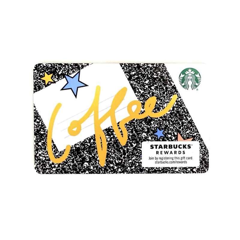 Jual Coffee Notebook Starbucks Card Kartu Recycled Paper US 2020 School ...
