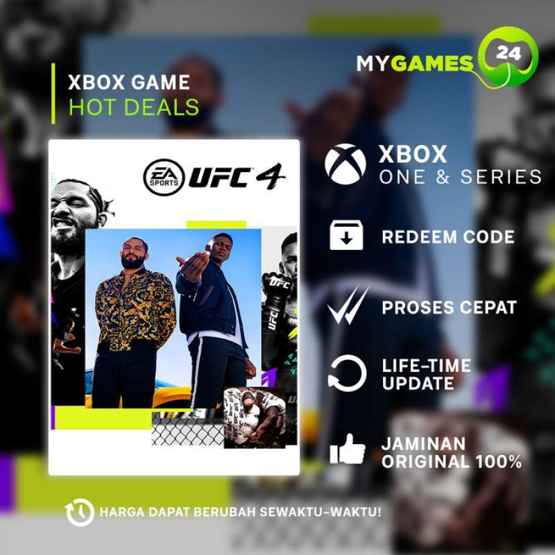 Promo UFC 4 STANDAR EDITION XBOX ONE SERIES X|S DIGITAL REDEEM CODE ...