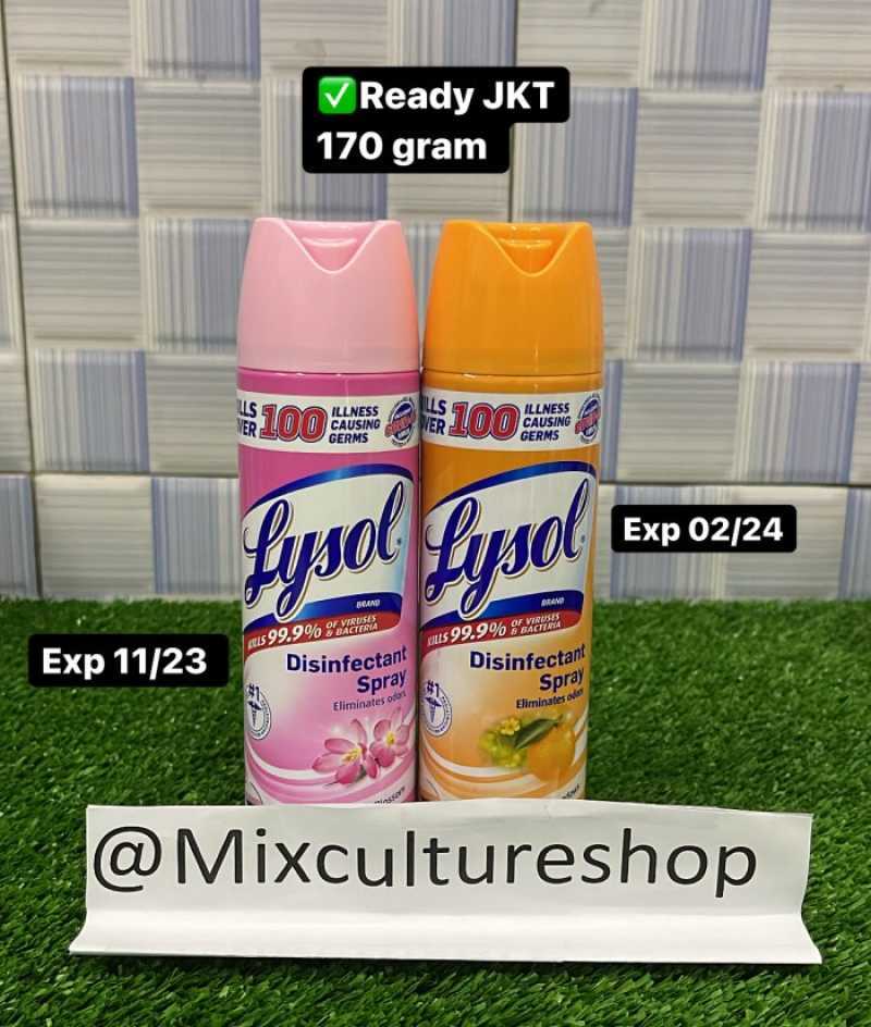 Jual Lysol Disinfectant Spray 170 Gram Ready Di Seller Zafran Storee ...