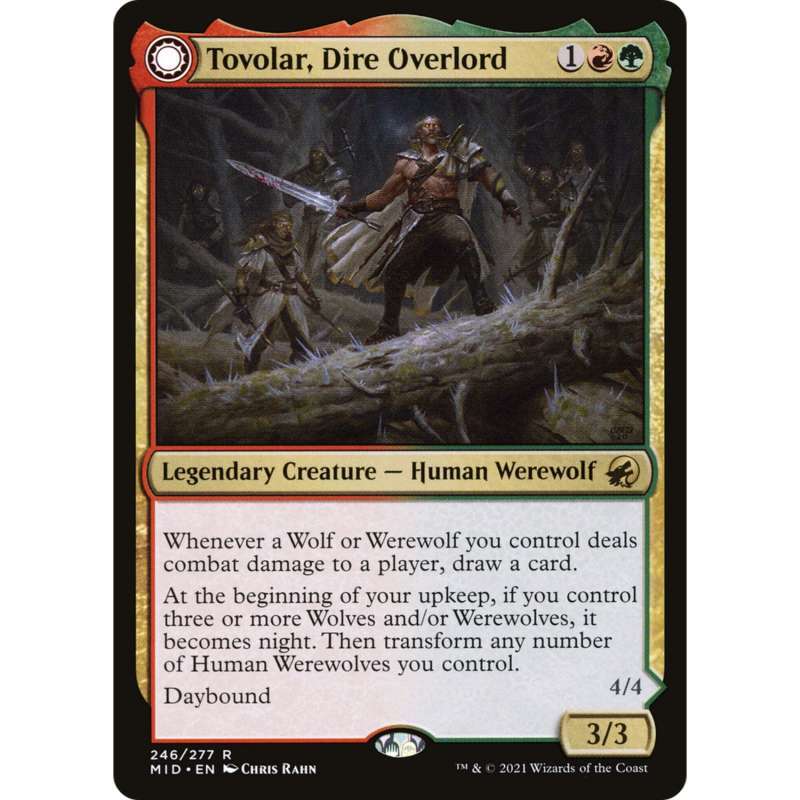 Jual Kartu MTG - Tovolar, Dire Overlord // Tovolar, the Midnight ...
