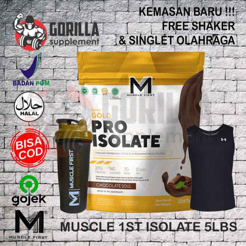 Jual Muscle First Pro Isolate 5Lbs 5Lb Whey Protein Isolate Musclefirst ...