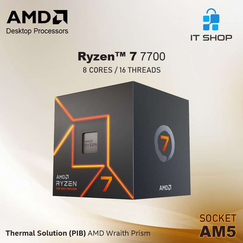 Jual Processor Amd Am5 Ryzen 7 7700 Di Seller It Shop Official Store ...