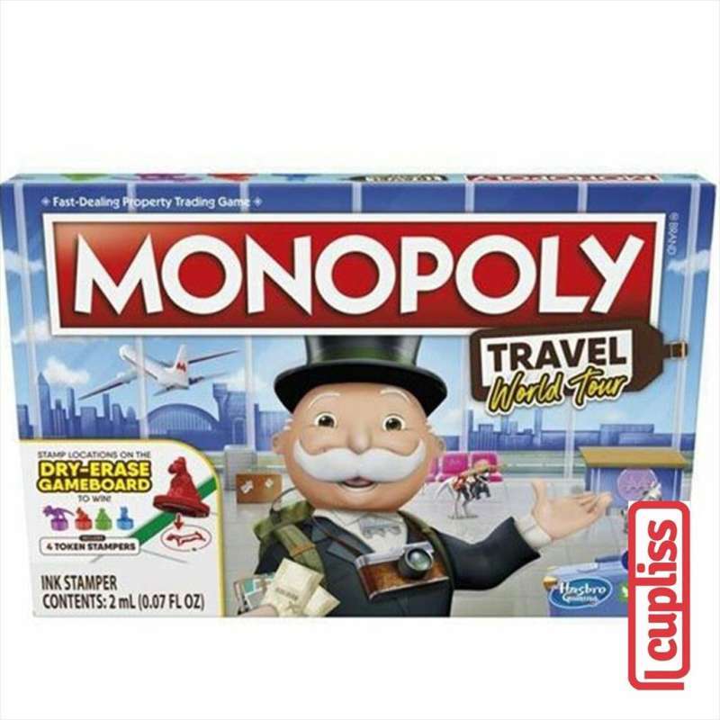 Jual Hasbro Board Game F4007 Monopoly Travel World Permainan Papan Di ...