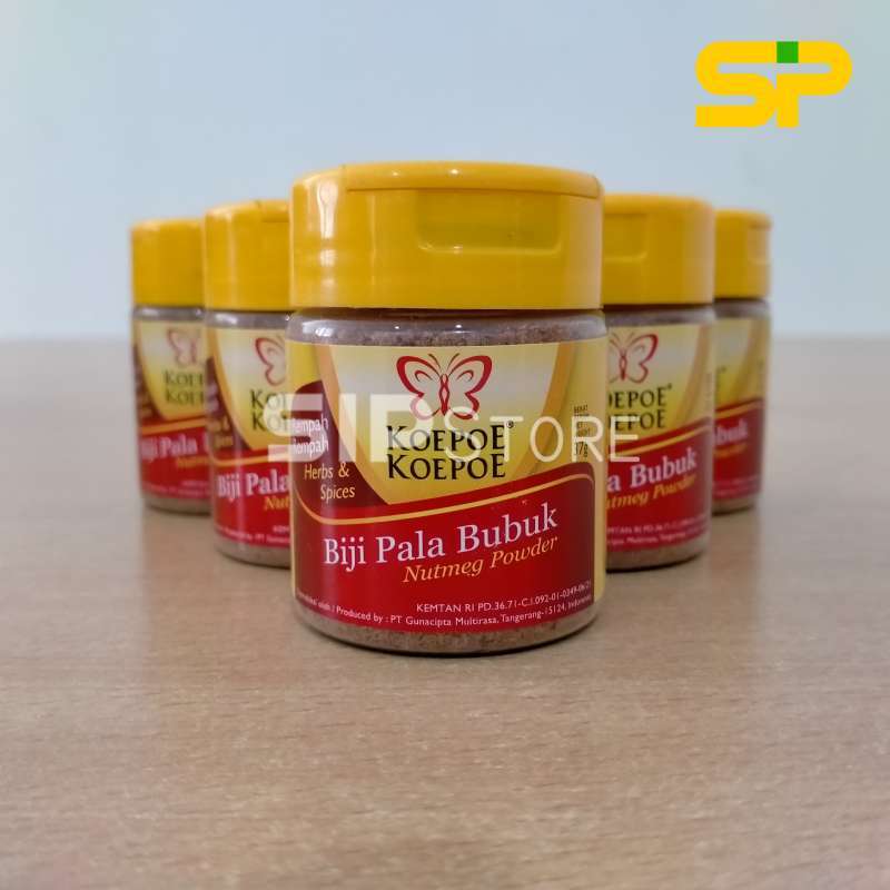 Jual Biji Pala Bubuk Koepoe Koepoe 37gr / Rempah Bumbu Dapur Biji Pala ...