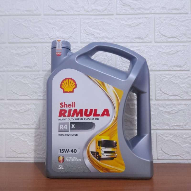 Promo Oli Shell Rimula R4 X 15W-40 Diesel Isi 5L-Original Scan Bare ...
