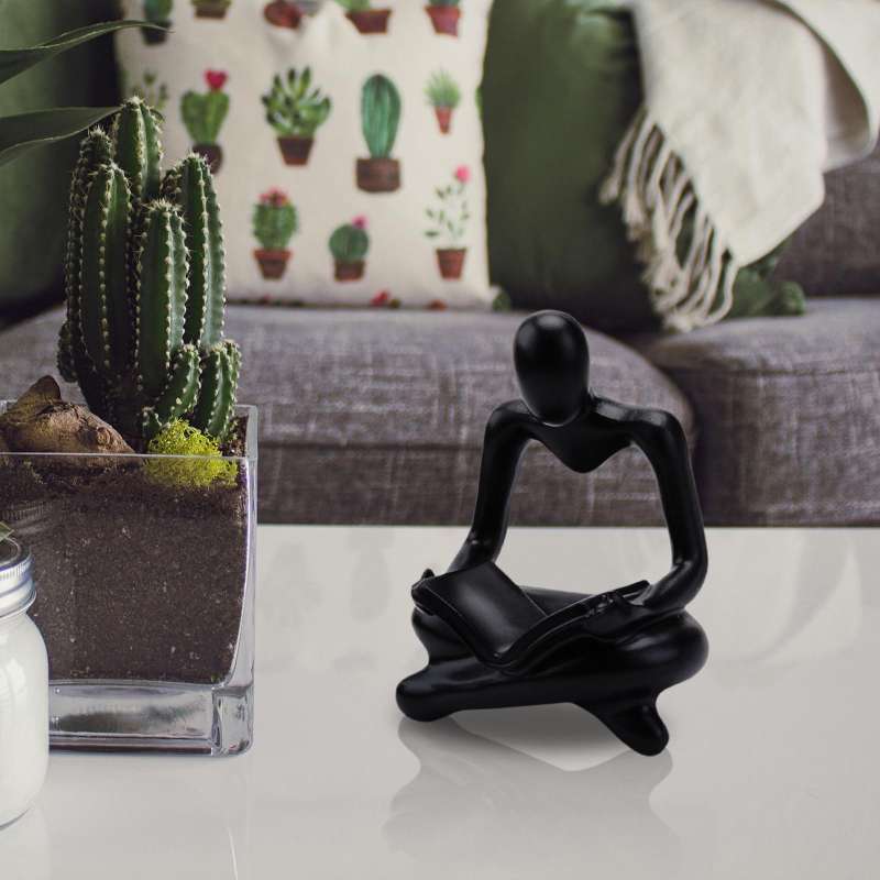 Jual 2x Abstract Thinker Statue Human Figurine Collectable For Wedding ...