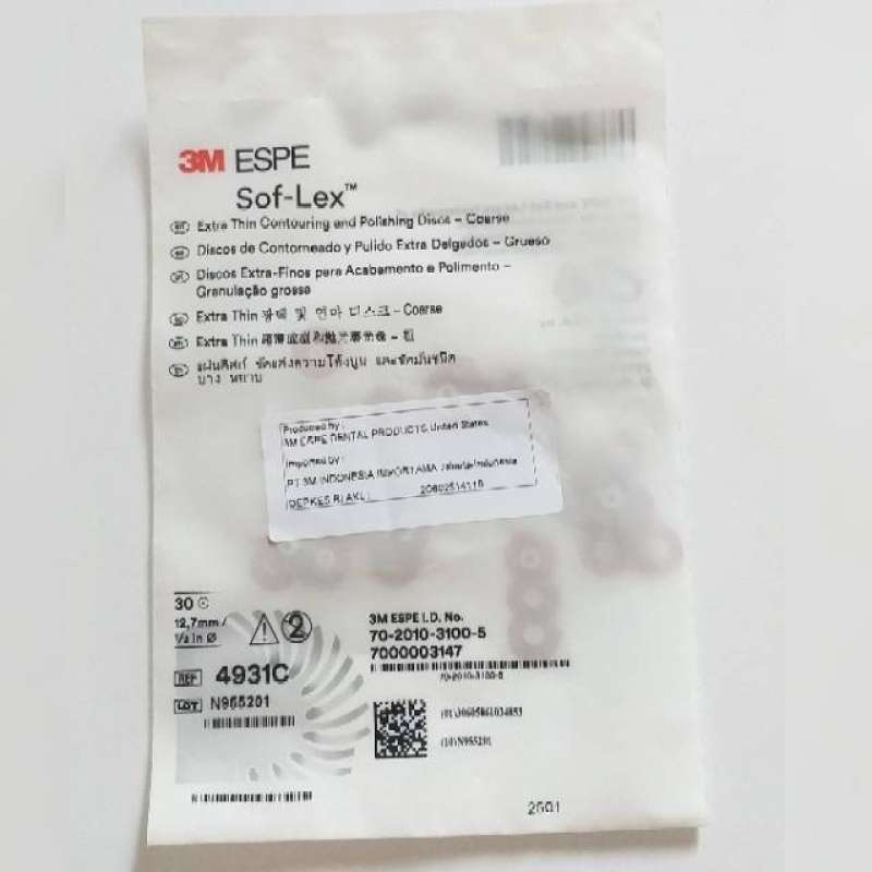 Jual 3m Sof-lex Coarse Soflex Kasar (30 Pcs) Di Seller Anes Medika Center - Tugu Selatan, Kota ...