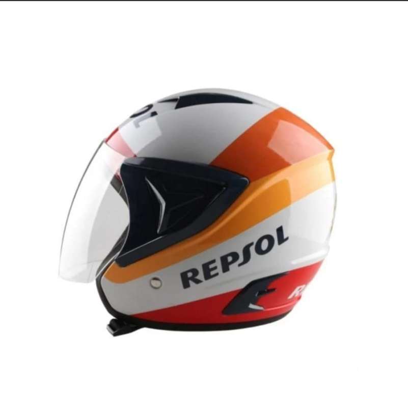 Jual HELM HALF FACE REPSOL EDITION SNI DEWASA di Seller BILL RACING ...