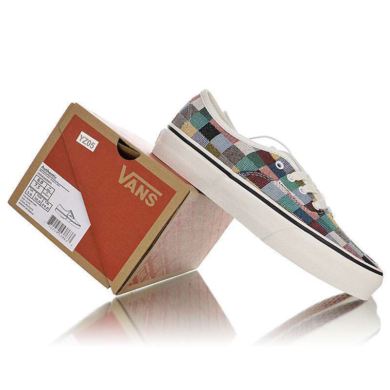 Promo Sepatu Vans Authentic Woven Checkerboard Multi Original Diskon 8% ...