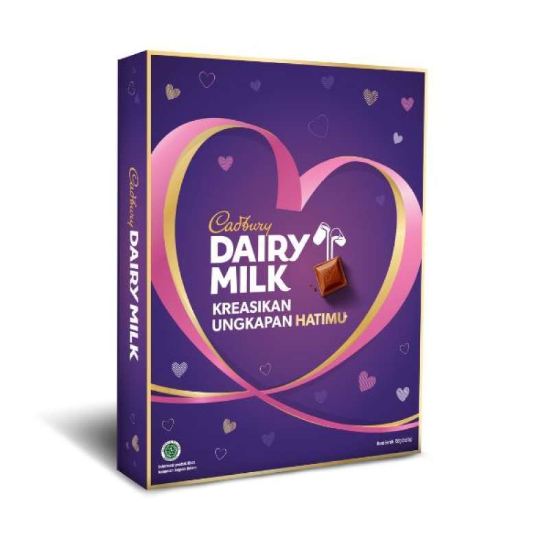 Jual Cadbury Dairy Milk Chocolate Cashew Nut Regular Valentine Gift Box ...