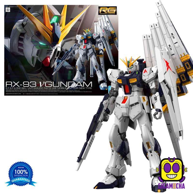 Promo RX-93 V NU Gundam RG Rare Grade BANDAI Original / Skala 1:144 ...