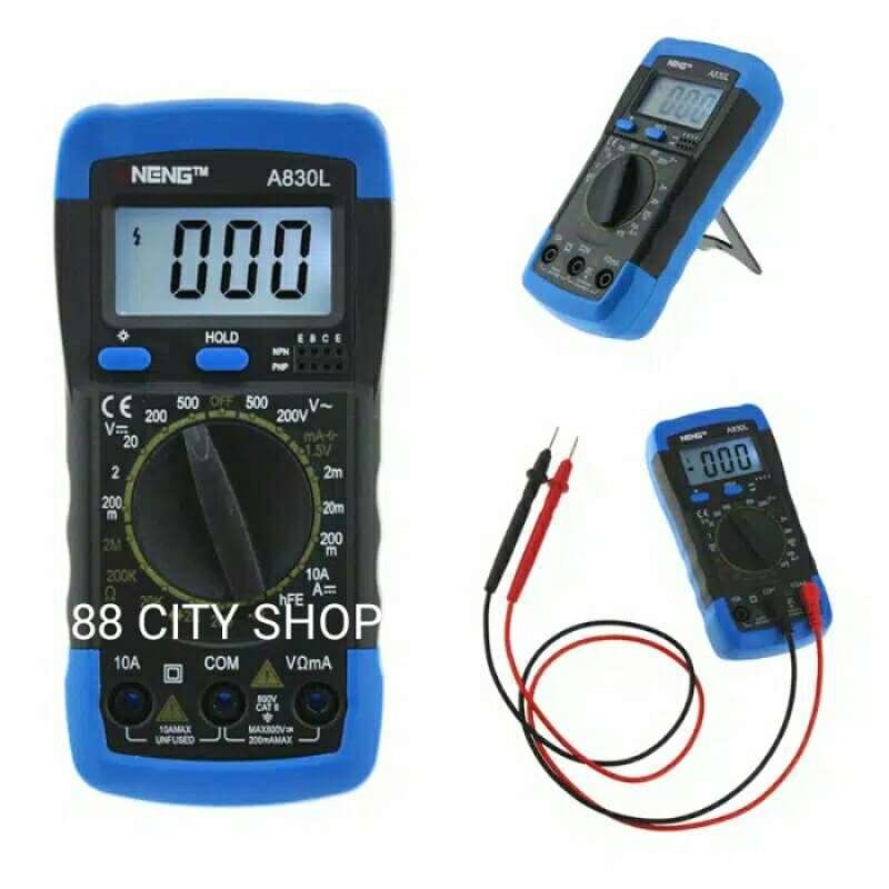 Promo Digital Multimeter Multitester Avometer ANENG A830L Diskon 22% di ...