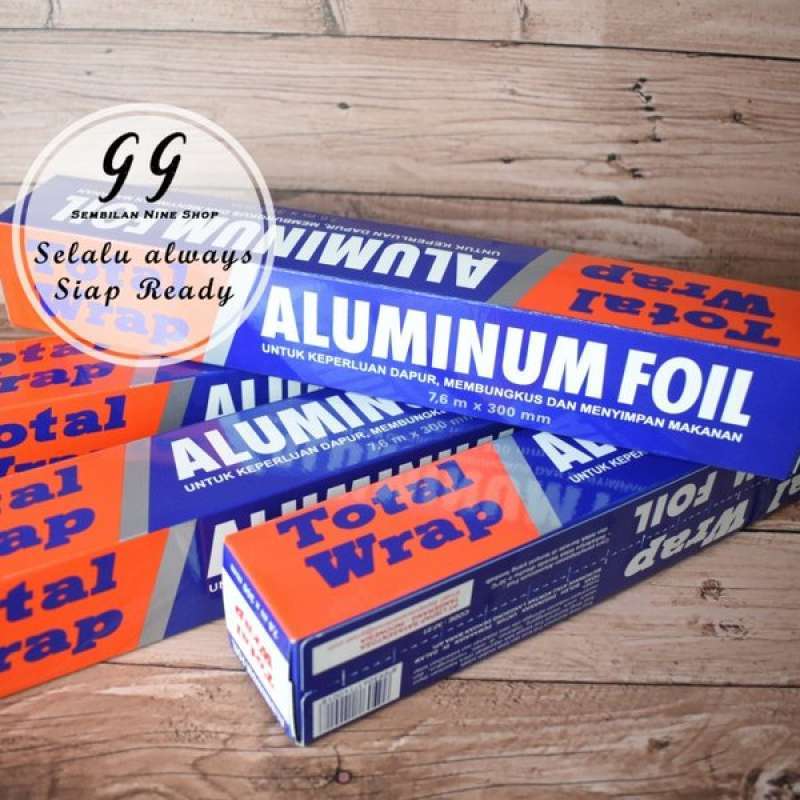 Jual Total Wrap Alumunium Foil 30 Cm X 7.6 M Aluminum Foil Aluminium ...