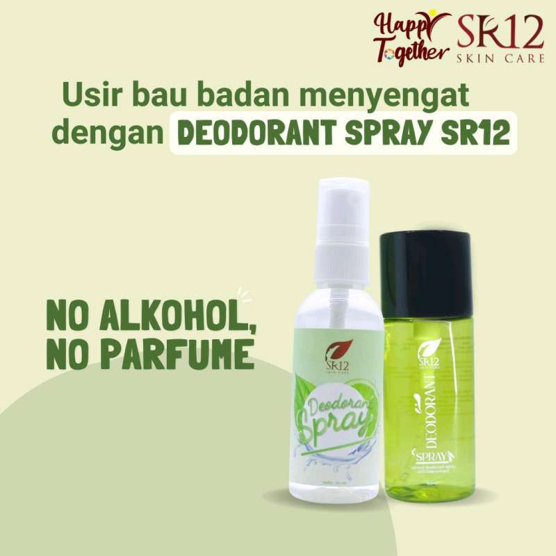 Jual Sr12 Deodorant Spray / Deodorant Premium/ Deodorant Terampuh Atasi ...