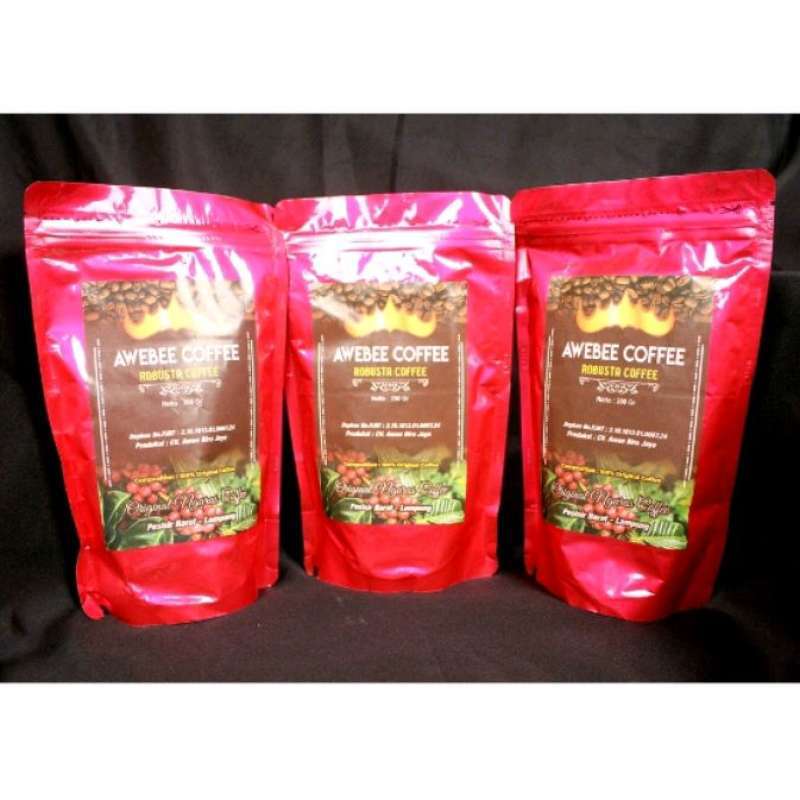 Jual Kopi LAMPUNG ASLI Kopi Awebee Robusta di Seller Nurman Olshop ...