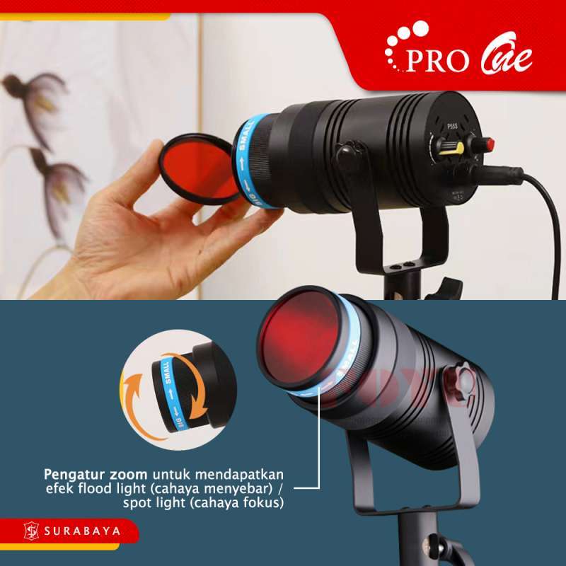 Jual Led Cob Lampu Fokus Sorot Foto Video Spot Light 50w Continuous Pro One Cn-50bz Di Seller ...