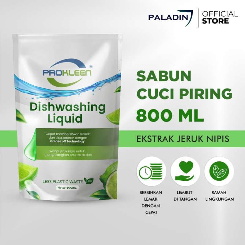 Promo Dishwashing Liquid SABUN CUCI PIRING Prokleen 800ML Diskon 38% di ...