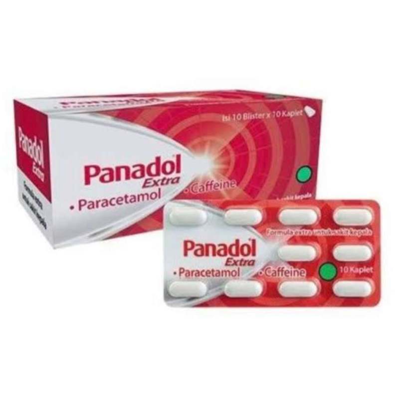Jual PANADOL EXTRA MERAH PARACETAMOL ( 1 BOX ISI 10 STRIP ) OBAT SAKIT ...