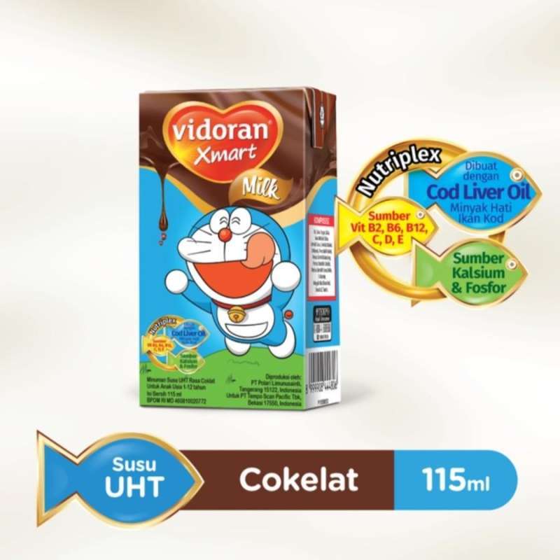 Jual vidoran xmart uht coklat/stroberi 115ml di Seller Dirga_store ...
