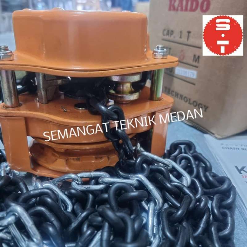 Jual CHAIN BLOCK KEREKAN KATROL HOIST 1TON 1 TON 20 METER 20MTR KAIDO ...