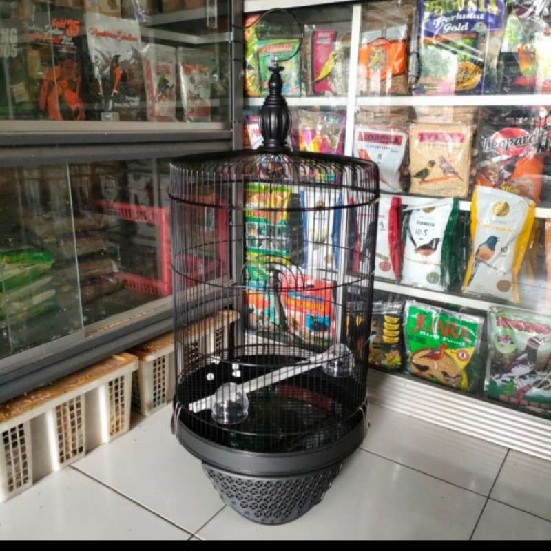 Promo Sangkar Kandang Kapsul Besi Bulat Jumbo Merk Panda (Khusus Gojek ...