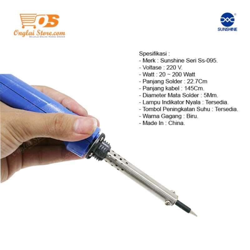 Promo Solder Tangan - Solder Listrik Soldering Sunshine Ss-095 20-200w Ori Diskon 23% Di Seller ...