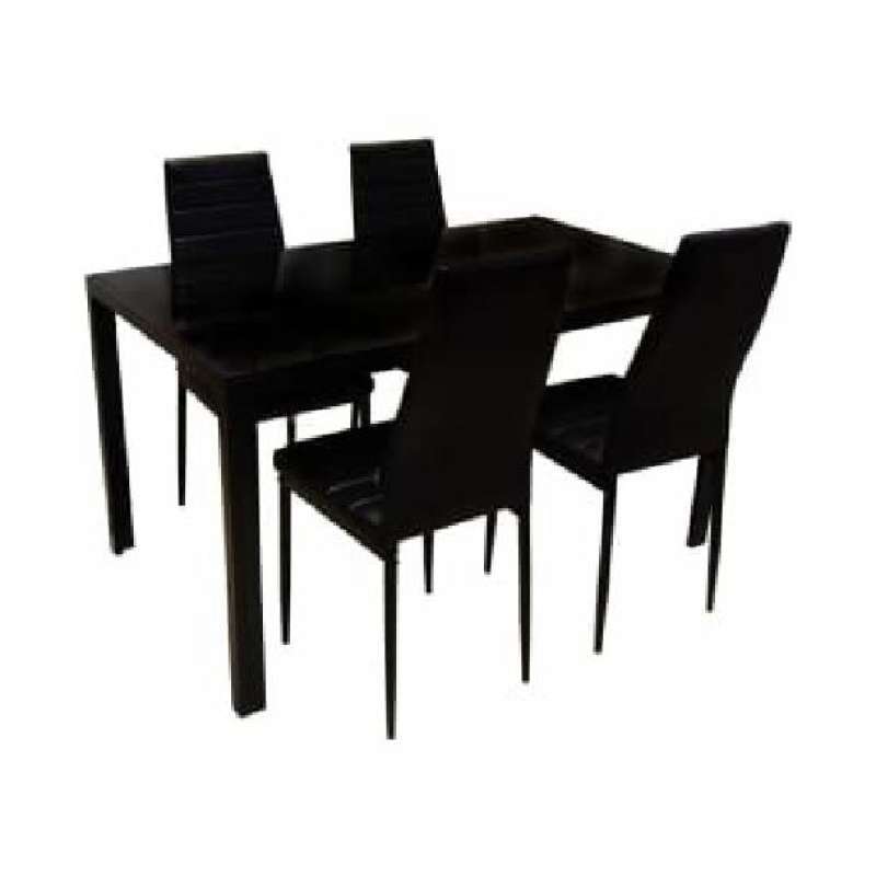 Promo Meja Makan Informa Marven 4 Kursi Meja Makan Minimalis Diskon 34% ...