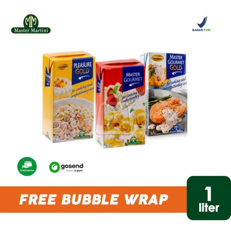 Jual Master Martini Gourmet Gold Cream/ UHT Non Dairy Cream [1 L ...