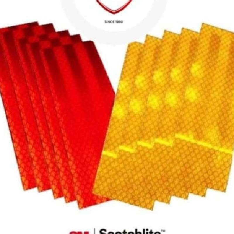 Promo Stiker Sticker 3M Reflektif Reflektor Mobil Box Truk Dishub KIR ...