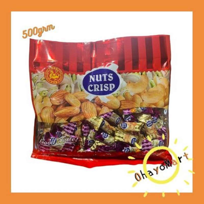Jual Nuts Crisp 500grm / Nuts Crisp Good Taste / Permen Imlek Kacang 500grm di Seller Ohayo Mart ...