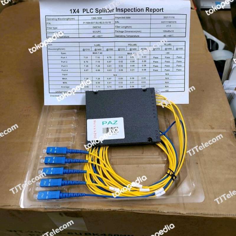 Promo Spliter 1:4 SC UPC PAZ Modular besar Diskon 33% di Seller Qyara ...