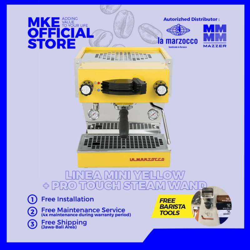 Jual La Marzocco Linea Mini Yellow - Iot -220v _ Pro Touch Steam Wand ...