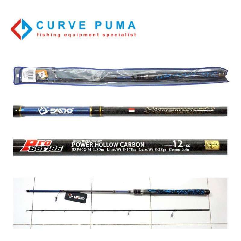 Jual JORAN DAIDO SUPER SONIC PRO SERIES 180CM PACK PVC - 7 - 15 Lbs di Seller Curve Puma ...