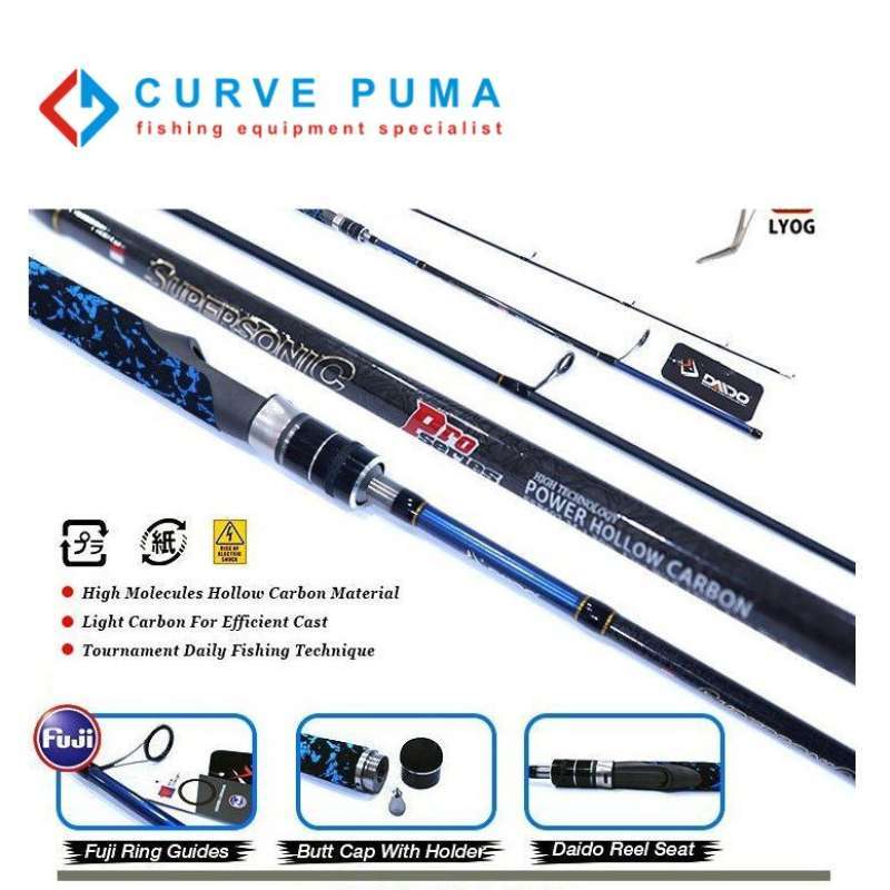 Jual JORAN DAIDO SUPER SONIC PRO SERIES 180CM PACK PVC - 7 - 15 Lbs di Seller Curve Puma ...