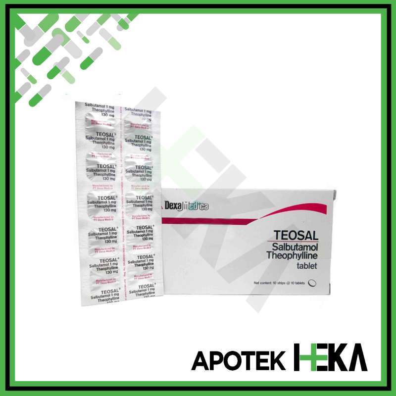 Jual Teosal 1 Tablet - Salbutamol Theophylline Di Seller Apotek Heka ...