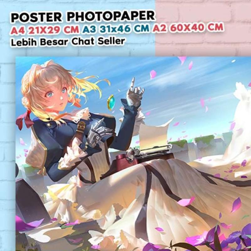 Promo Poster Violet Evergarden Anime Wibu Terbaru Fiolet Ever Garden ...