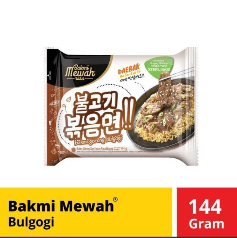 Jual Bakmi Mewah Bulgogi atau Bakmi Goreng Bulgogi 144GR di Seller AMI ...