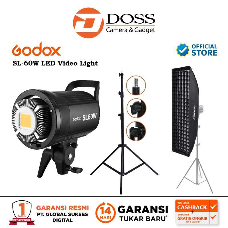 Jual Paket Godox SL60W + SB-NBM 30120 + 260T di Seller Doss Official Store - DOSS - Kota Jakarta ...