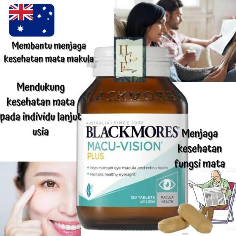 Promo Blackmores Macu Vision Plus 120 Tablets Diskon 33% di Seller Anes ...